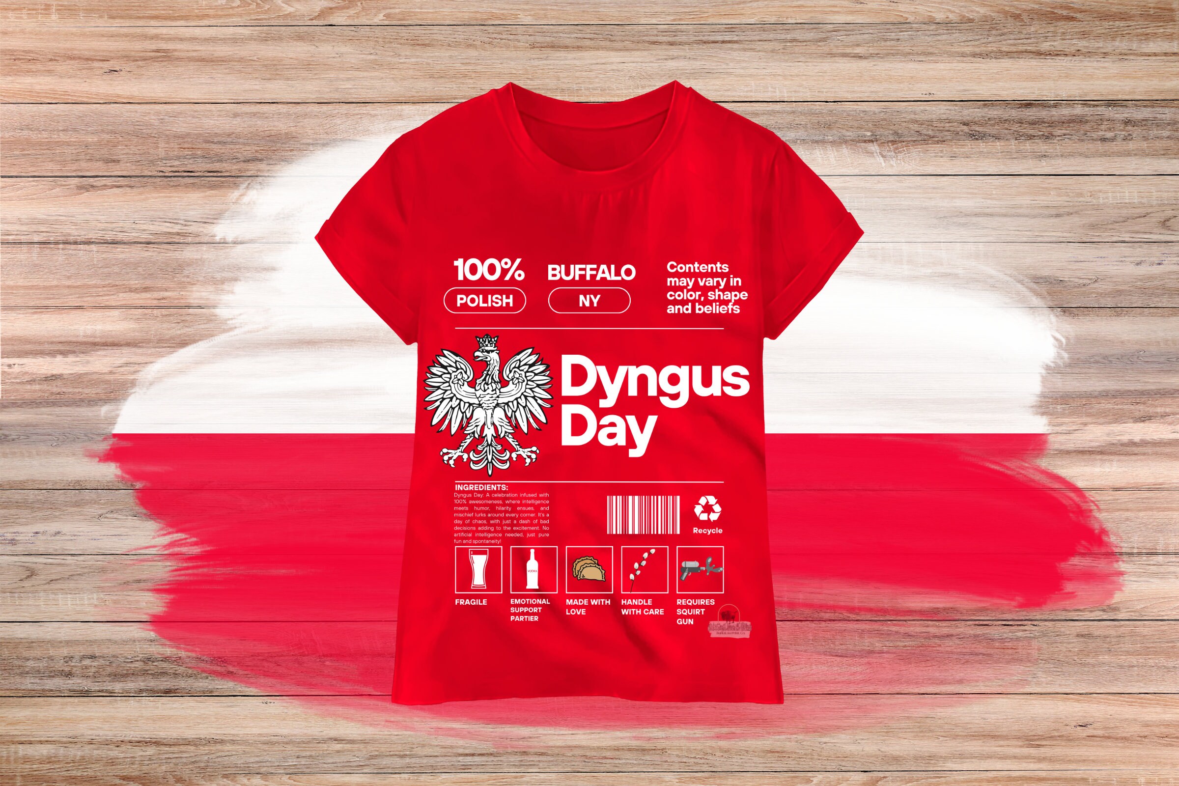 Dyngus Day PNG – Buffalo NY Design – Polish Easter Monday Shirt – Polka ...