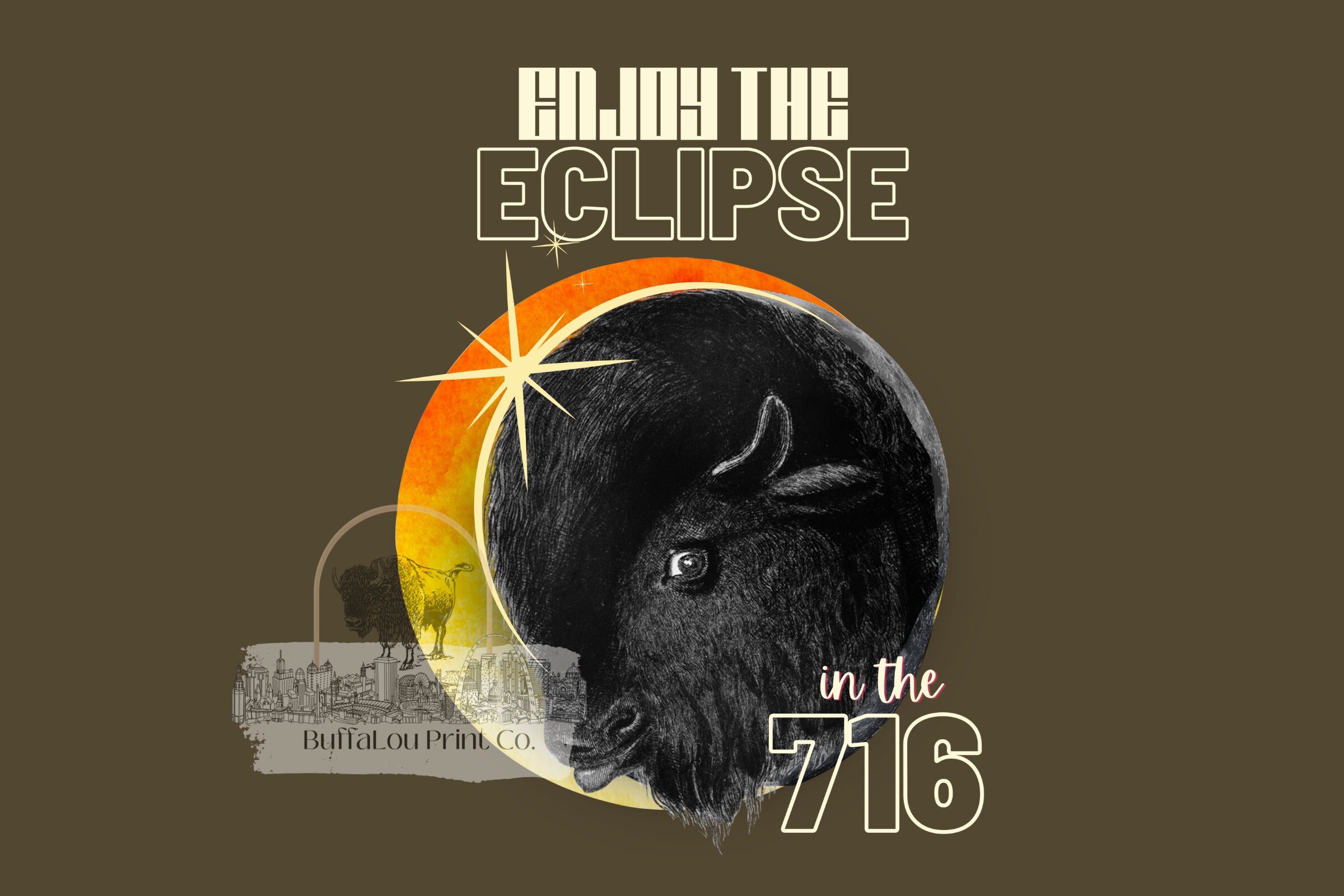 716 Buffalo NY Eclipse Png - Etsy