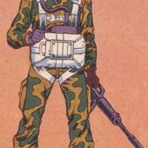 ARAH Inspired Ripcord Parachute Backpack for 1/12 Scale GI Joe ...