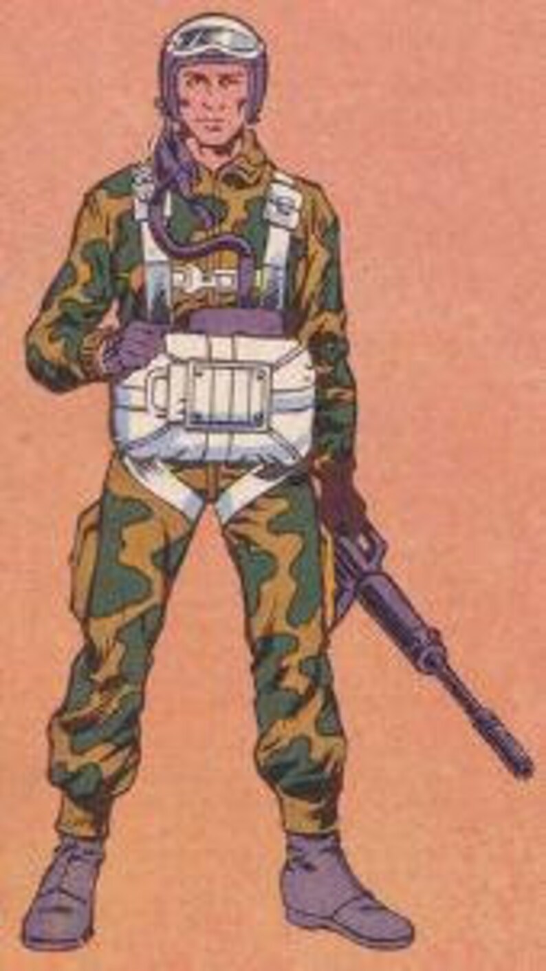 ARAH Inspired Ripcord Parachute Backpack for 1/12 Scale GI Joe - Etsy