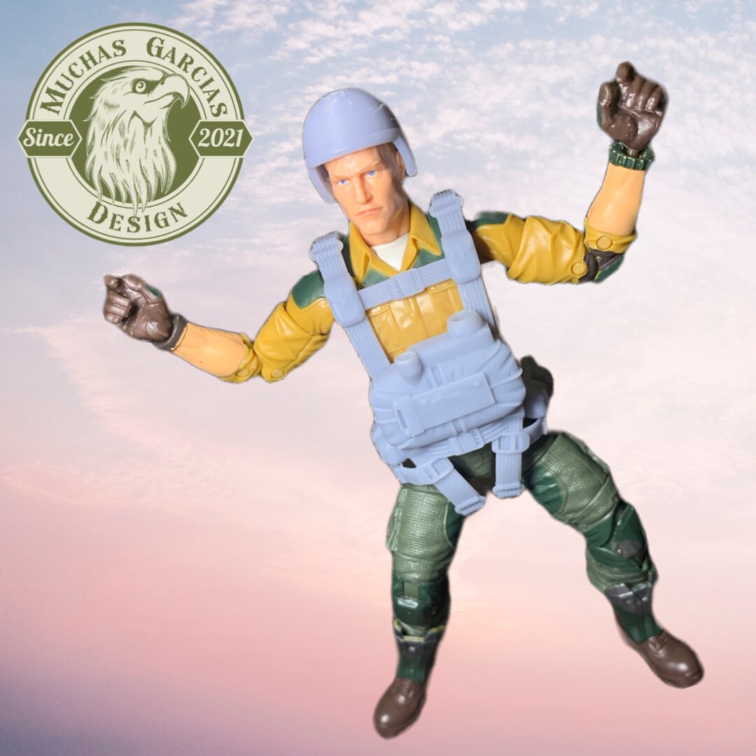 ARAH Inspired Ripcord Parachute Backpack for 1/12 Scale GI Joe - Etsy