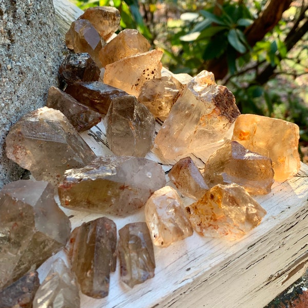Raw Citrine Crystal - Etsy