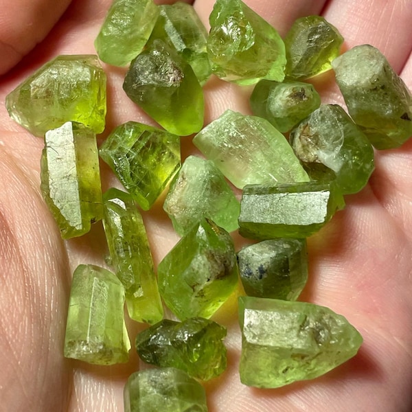 Peridot Crystal - Etsy