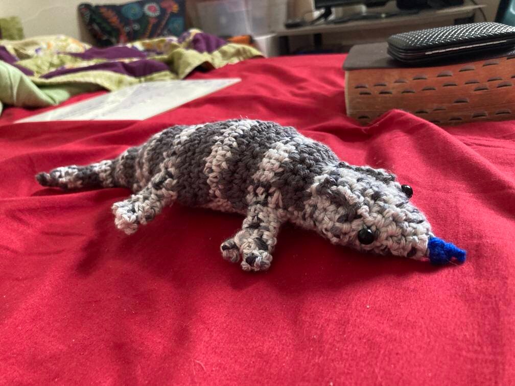 Skink Blue-tongued Amigurumi Custom Stuffy Plush - Etsy