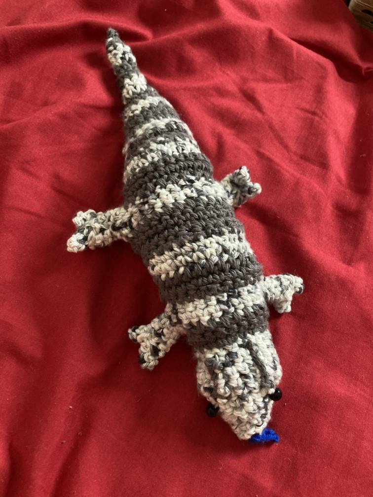 Skink Blue-tongued Amigurumi Custom Stuffy Plush - Etsy