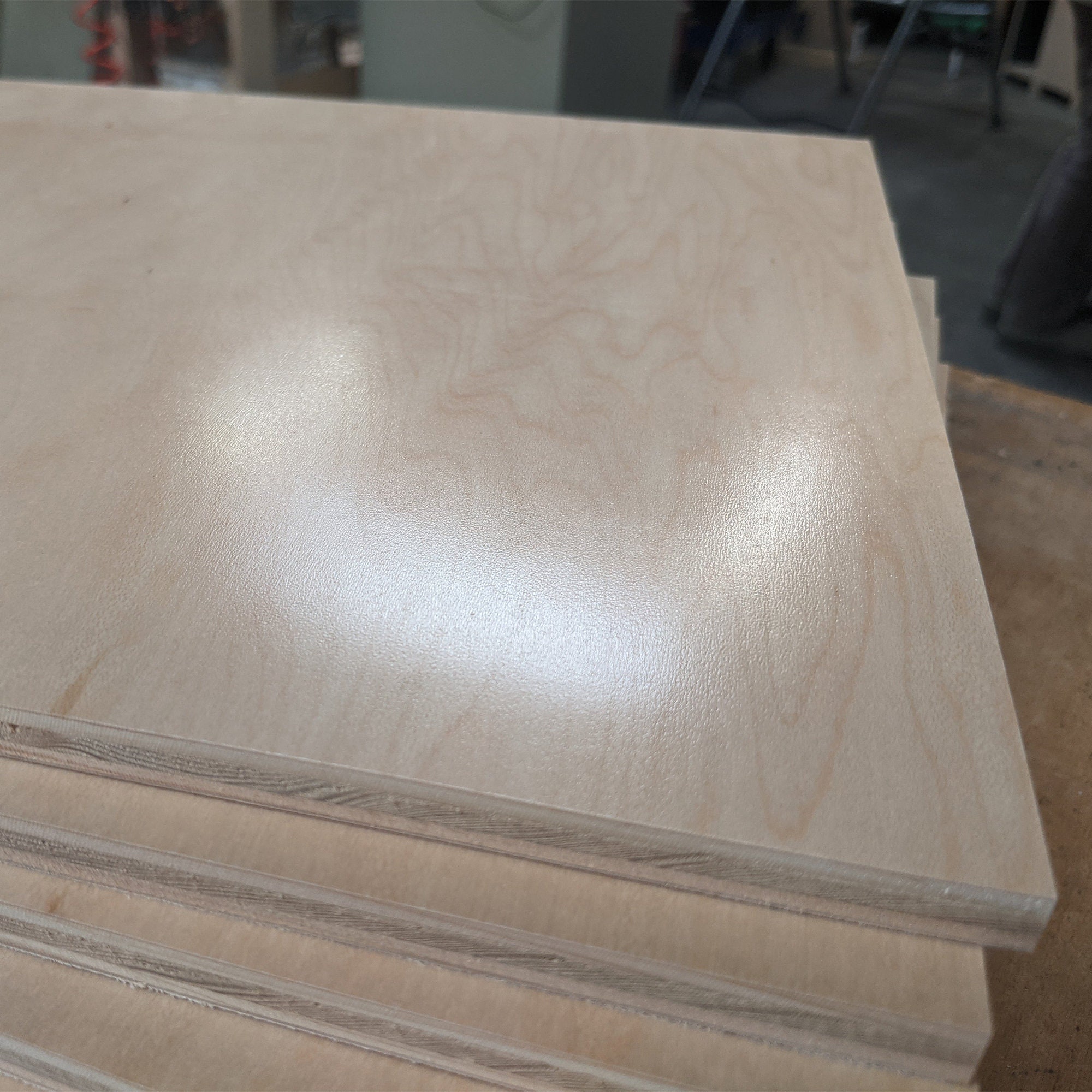 Maple Plywood 3/8 Inch With 1-sided Prefinished Laser Woodworking ...
