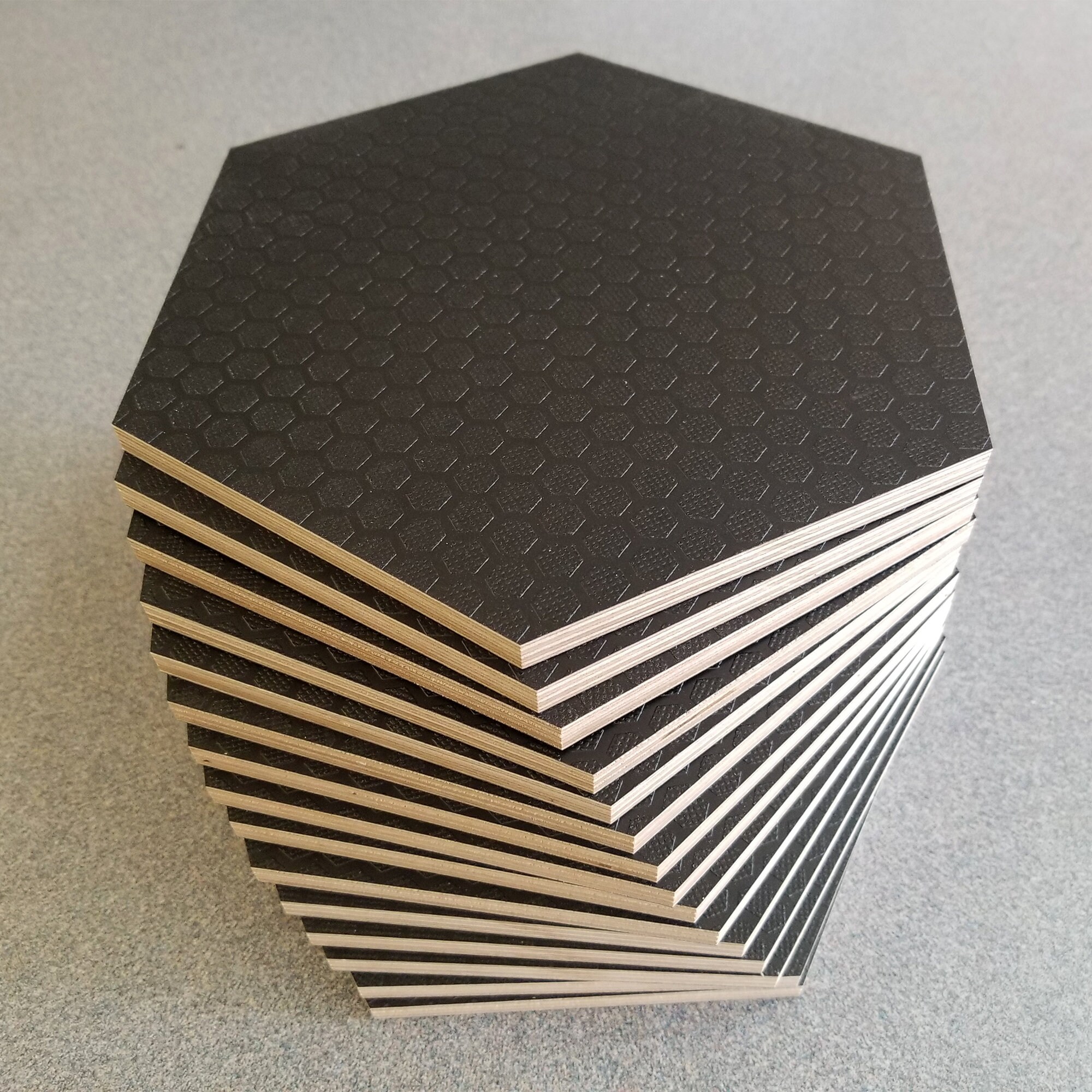 Modern Hex Coated Wood Floor and Wall Tiles Very Durable 24 Pack - Etsy
