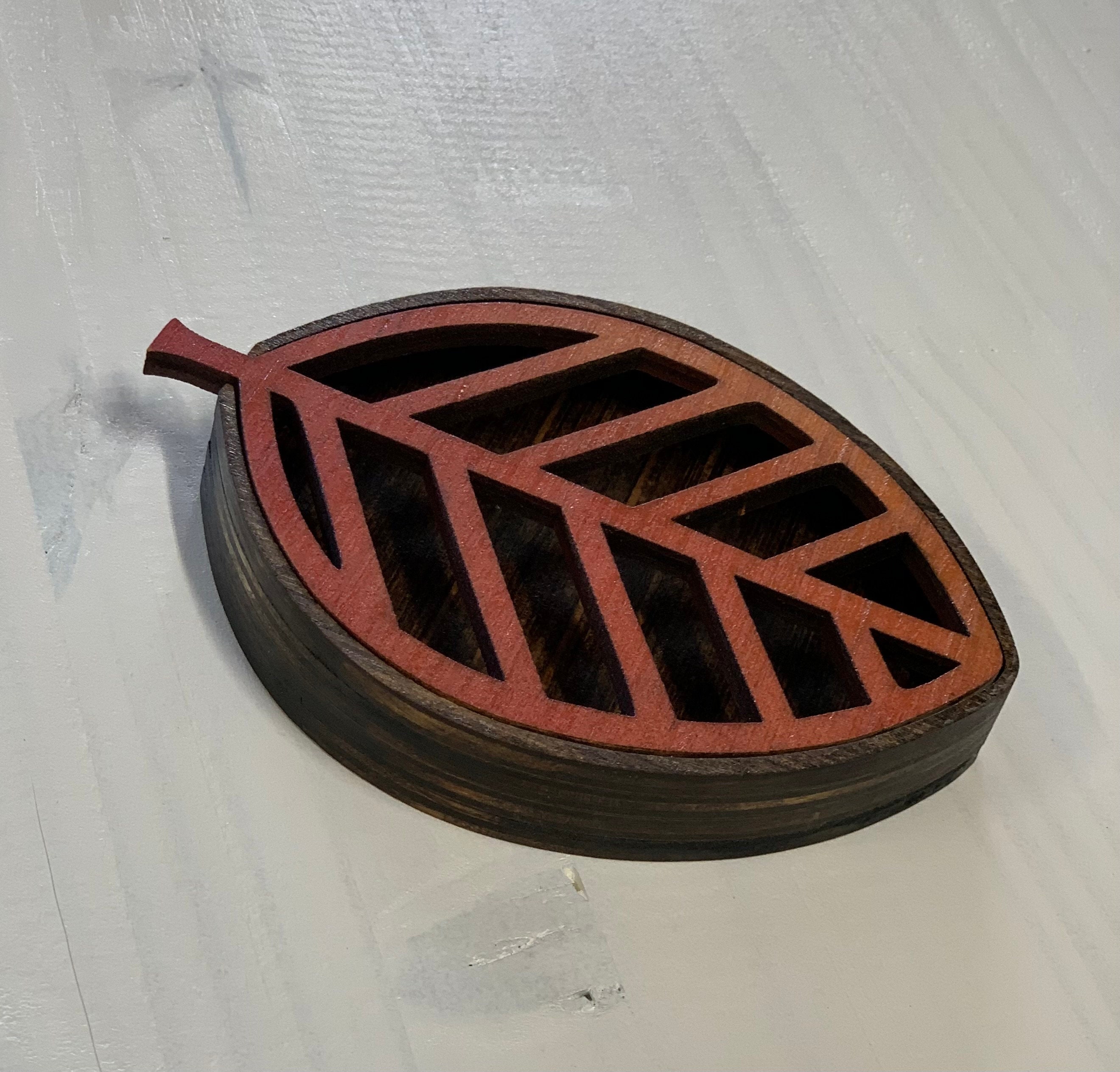 Leaf Soap Dish Digital File Laser Cut Aroma Bead - Etsy