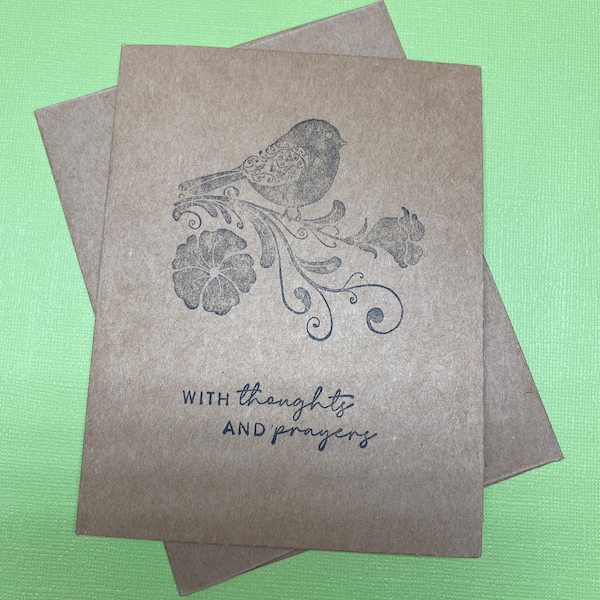 Hand Stamped Cards - Etsy