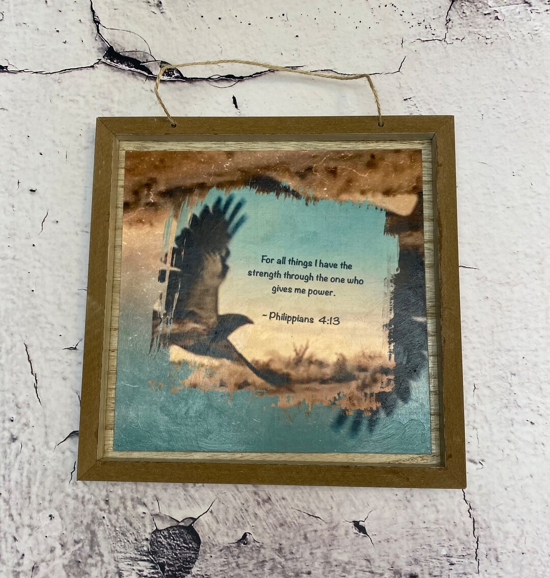 Jw/ Scripture Wall Art/ Trust in Jehovah/ Philippians 4:13 - Etsy