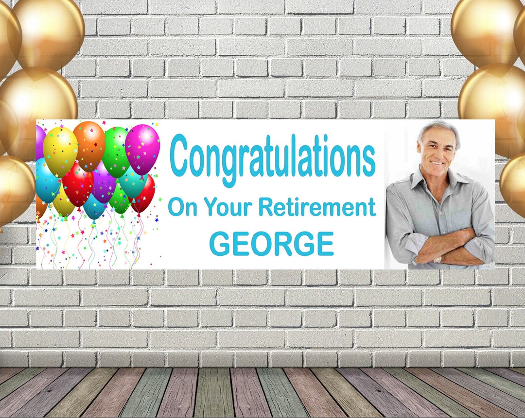 Personalised Bespoke Happy Retirement Retiring Party Event Poster ...