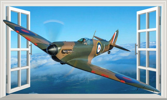 Spitfire Plane Logo