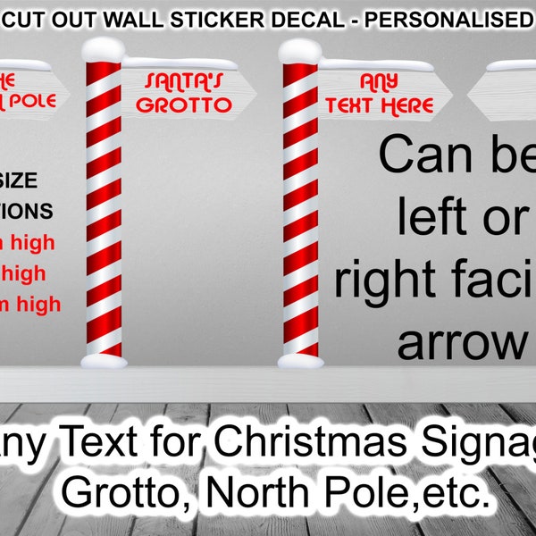 Santa's Grotto Sign - Etsy UK