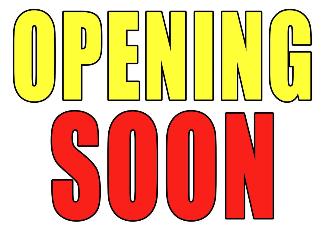 Opening Soon Shop Store Poster Sign Notice Advert Optional Lamination ...