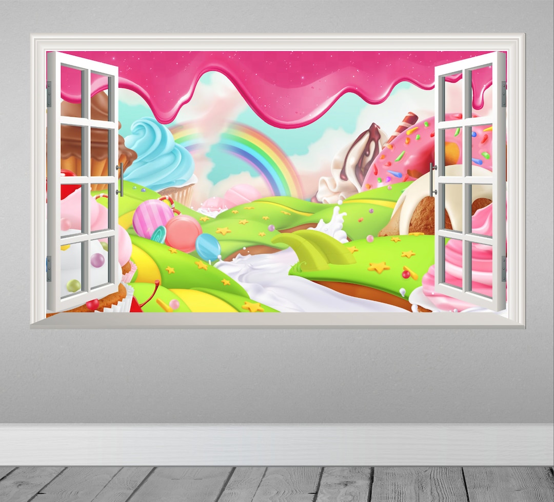 Sweets Sweet Candy Treats Sweet Shop Cakes Ice Cream Land Magic Window ...