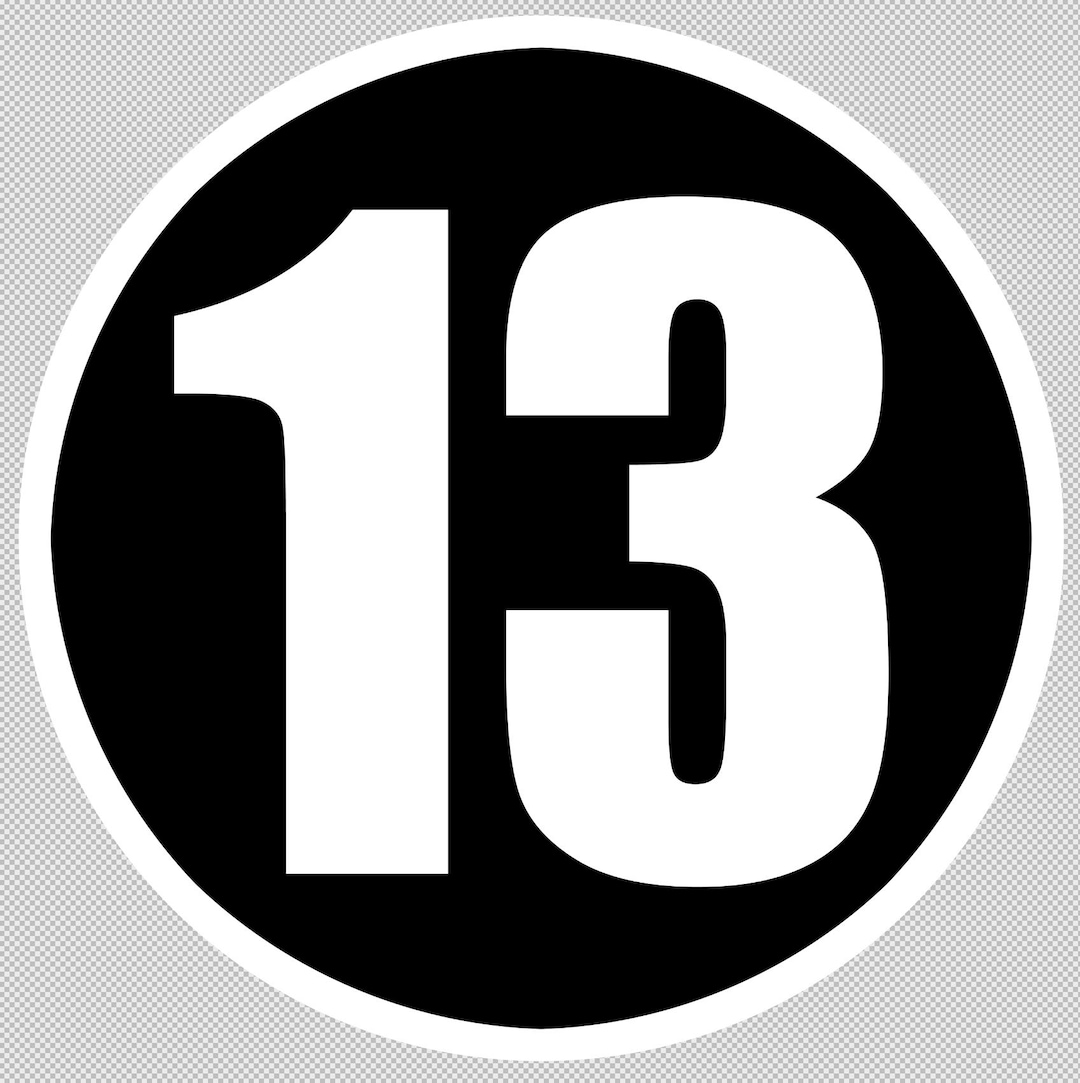 Small & Extra Large Round Car Sticker Any Car Race Racing Number ...