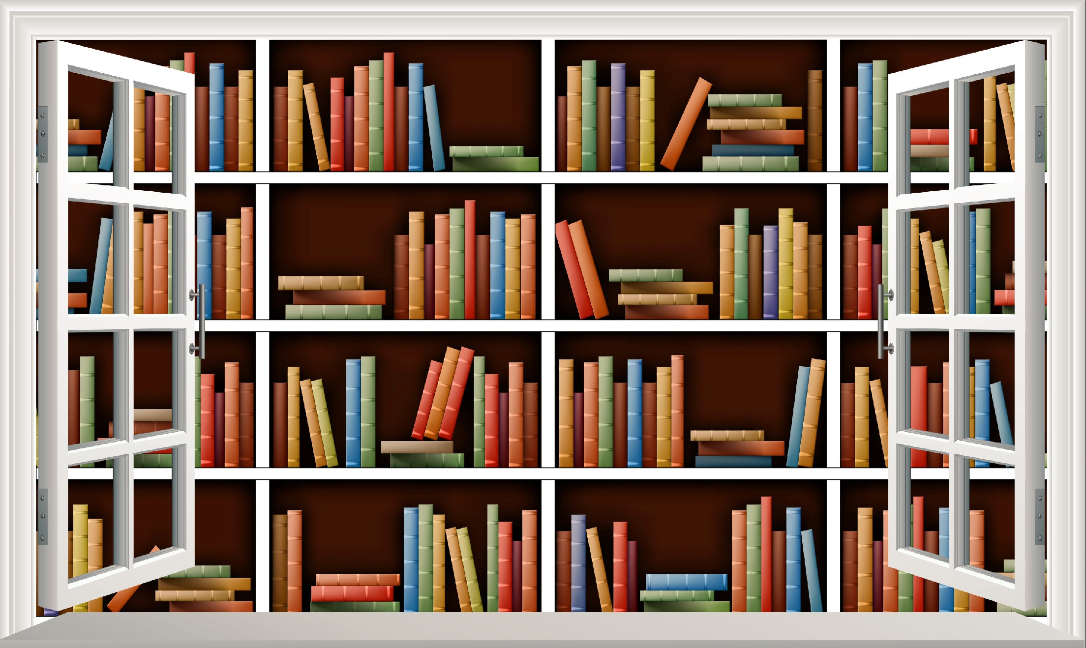 Animated Bookshelf