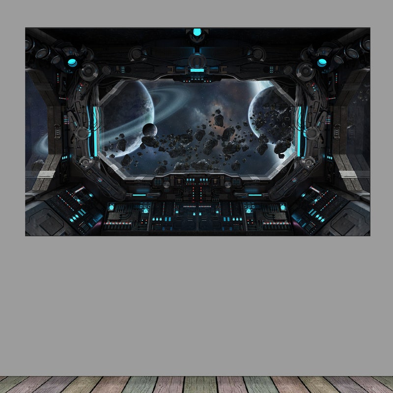 Spaceship Decal - Etsy