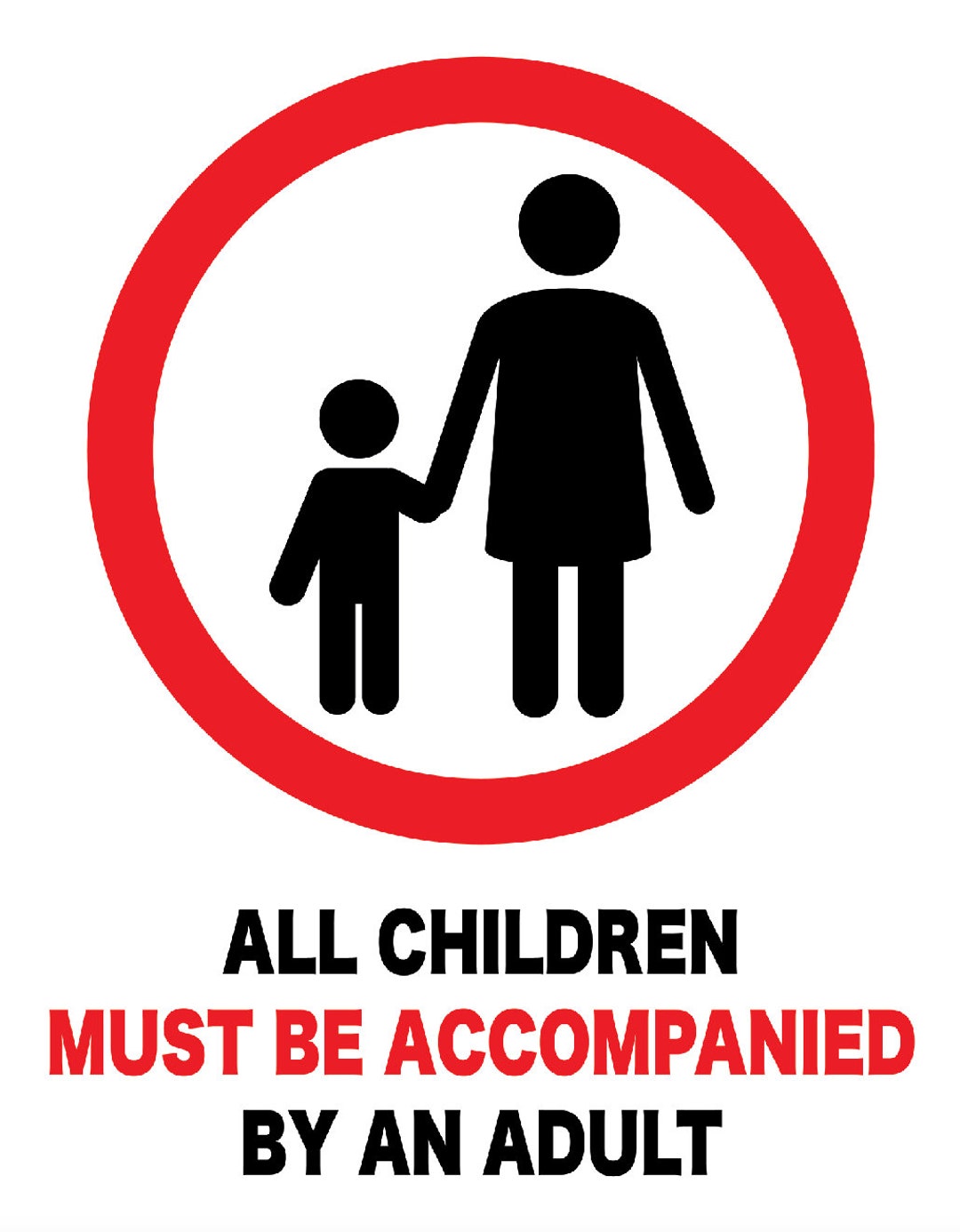 Warning Health Safety Notice Business Sign Signage Self Adhesive ...