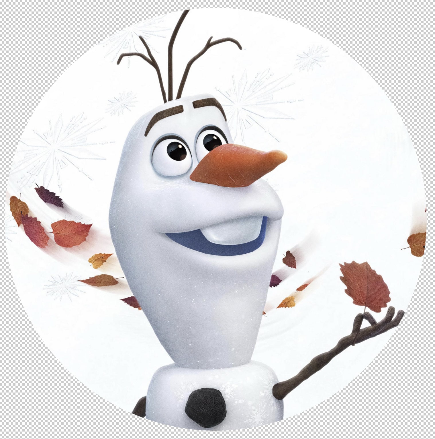 LARGE 2 Größen Frozen Olaf Design Rund Wandkleber Aufkleber | Etsy