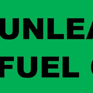 Unleaded Fuel Only Decal - Etsy