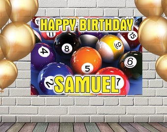 Billiard Cake Topper Billiards Cake Topper Playing Billiards - Etsy