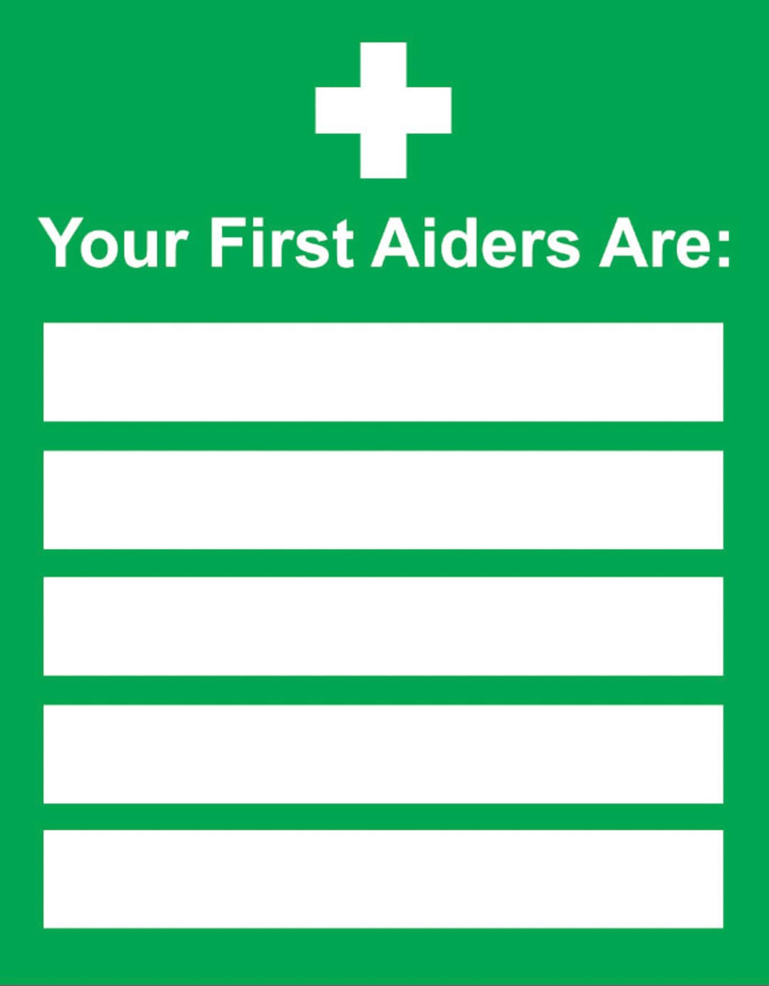 A Size Poster Posters Optional Lamination Safety Advice First Aid ...