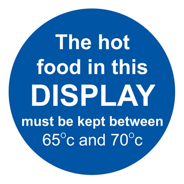 Food Safety Temperature Sign - Etsy