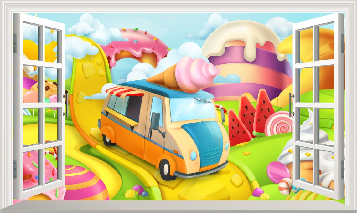 Animated Cute Sweets Candy Treats Sweet Shop Cakes Ice Cream Land Magic ...