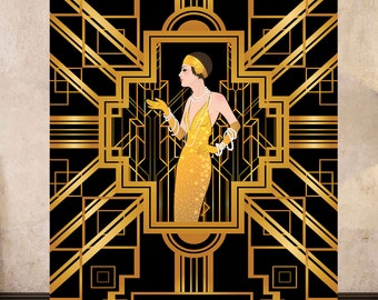 Large 1920s Banner - Etsy