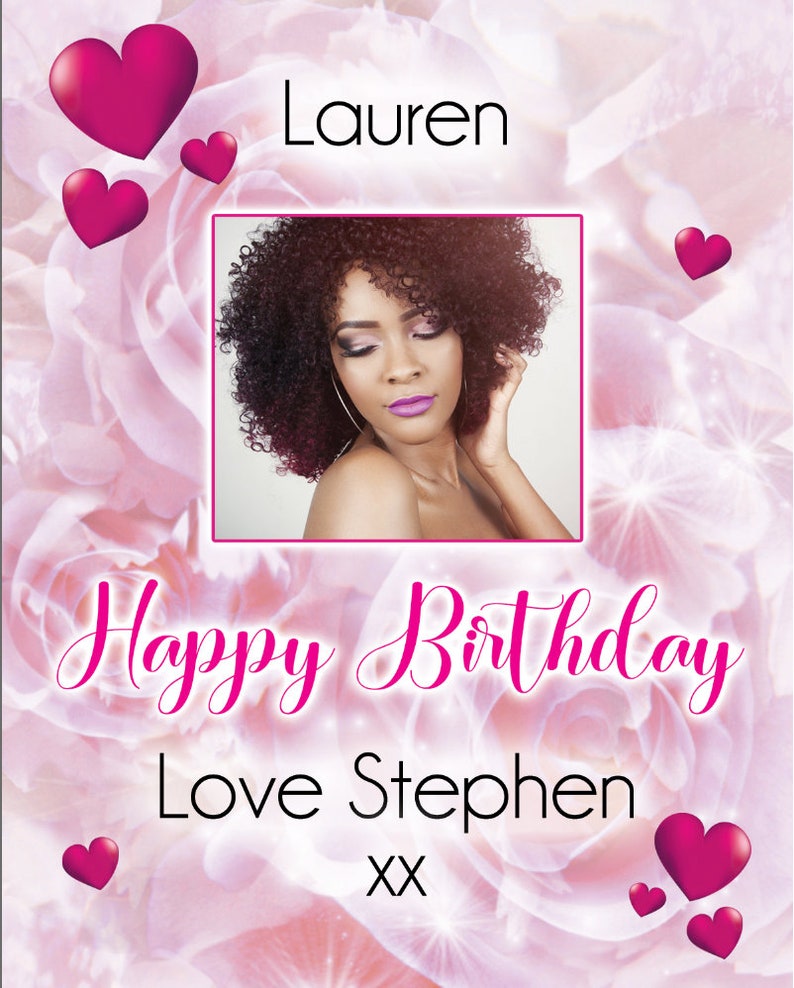 Digital Download File Bespoke Name Text Photo Personalised - Etsy