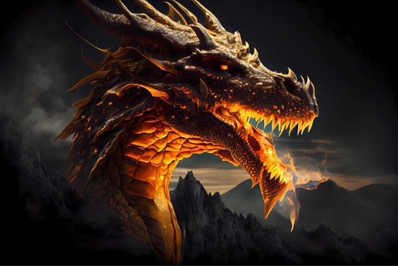 Cool Fire Dragon Pictures