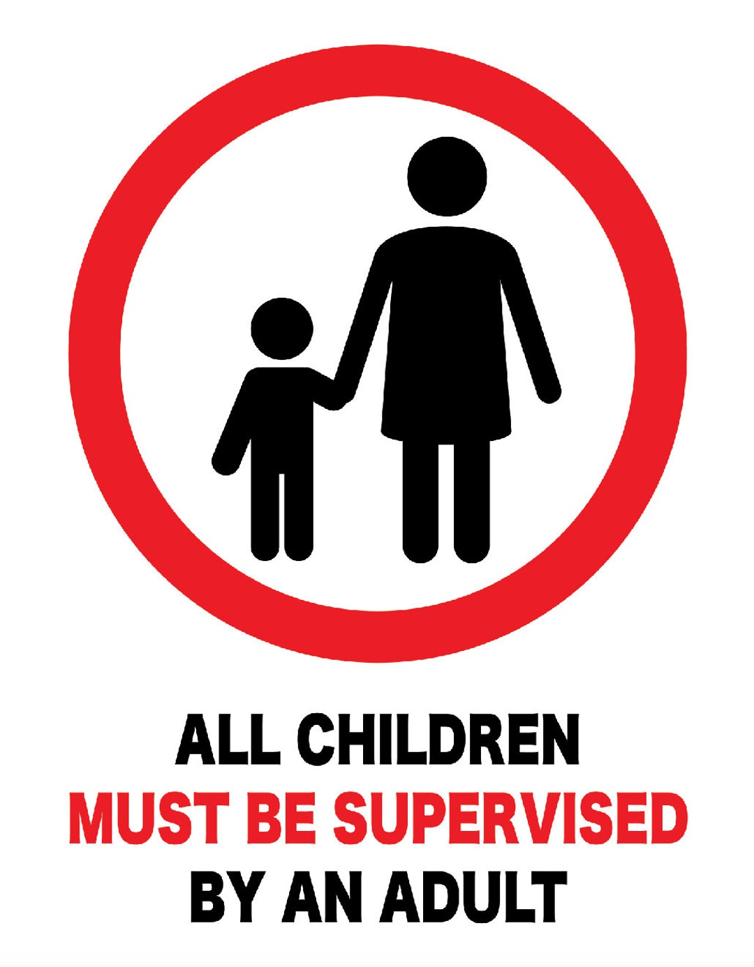 Warning Health Safety Notice Business Sign Signage Self Adhesive ...