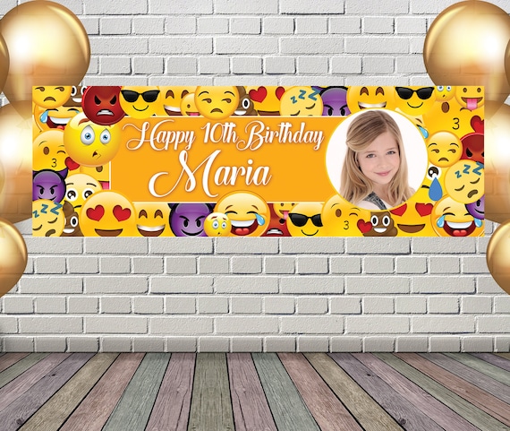 Personalised Bespoke Emoti Emoji Themed Birthday Party Event | Etsy