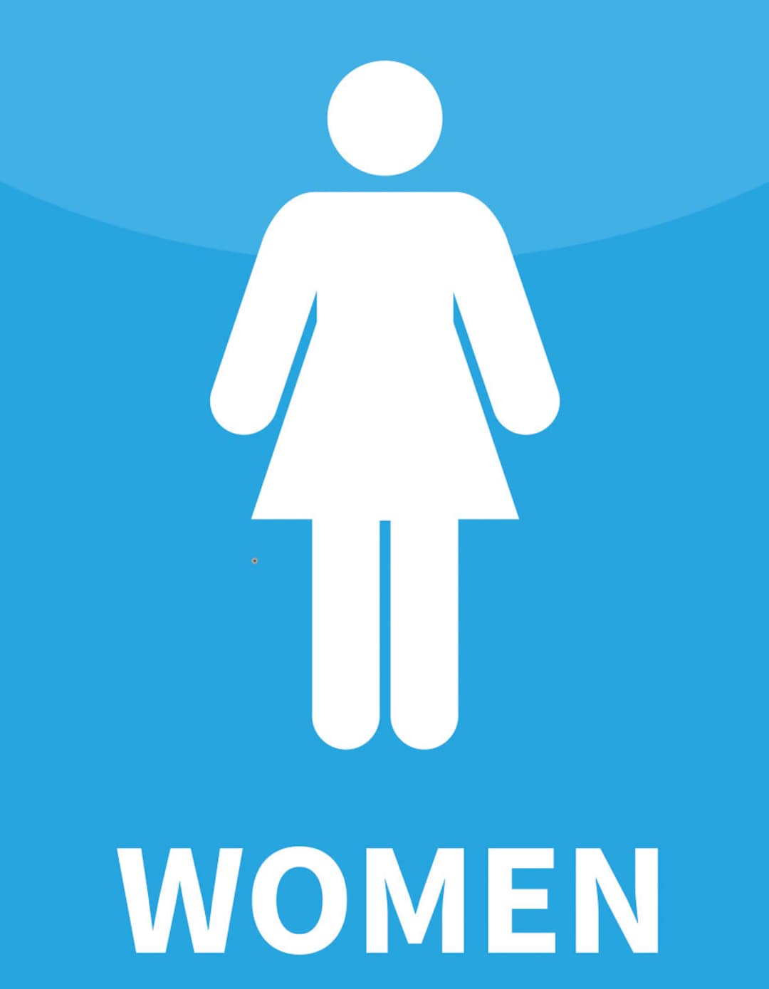 Women Womens Female Ladies Toilet Toilets Door Business Retail Shop ...