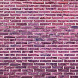 Pink Brick Wall Effect Wallpaper Mural Wall Room Backdrop Scene Setter ...