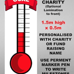 Personalised Bespoke Any Wording and Logo Wall Poster Charity ...