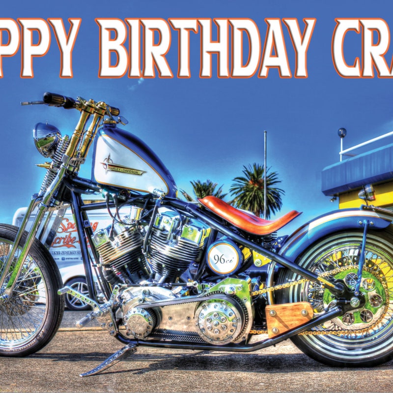 Harley Davidson Backdrop - Etsy