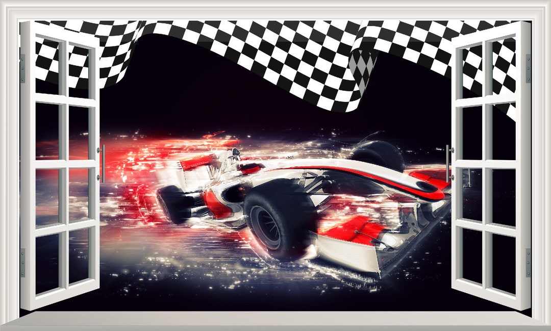 Generic Racing Car F1 F3 Modern Design Artistic Magic Window Design ...