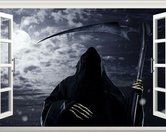 Reaper Window Decal - Etsy Ireland