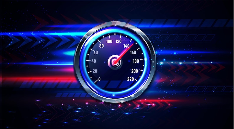 Speedo Speedometer Car Modern Racing Wallpaper Mural for Bedroom ...