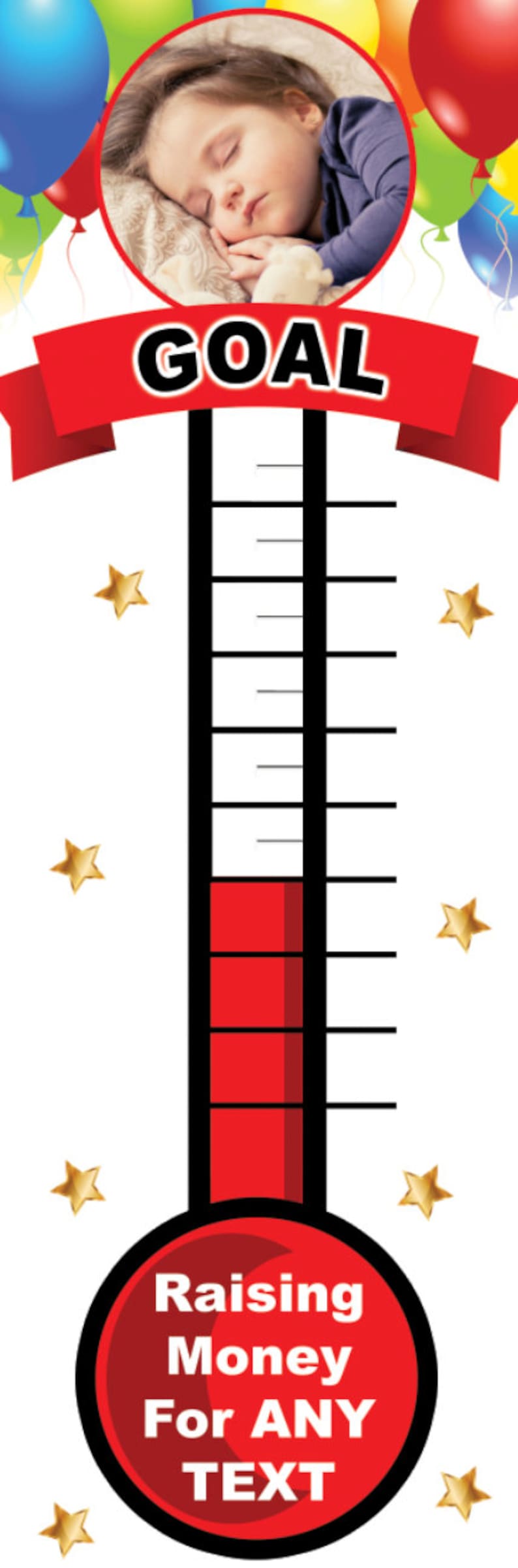 Personalised Bespoke Any Wording and Photo Wall Poster Charity ...