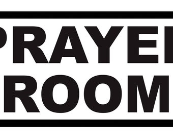 Prayer Room Door Decal - Etsy