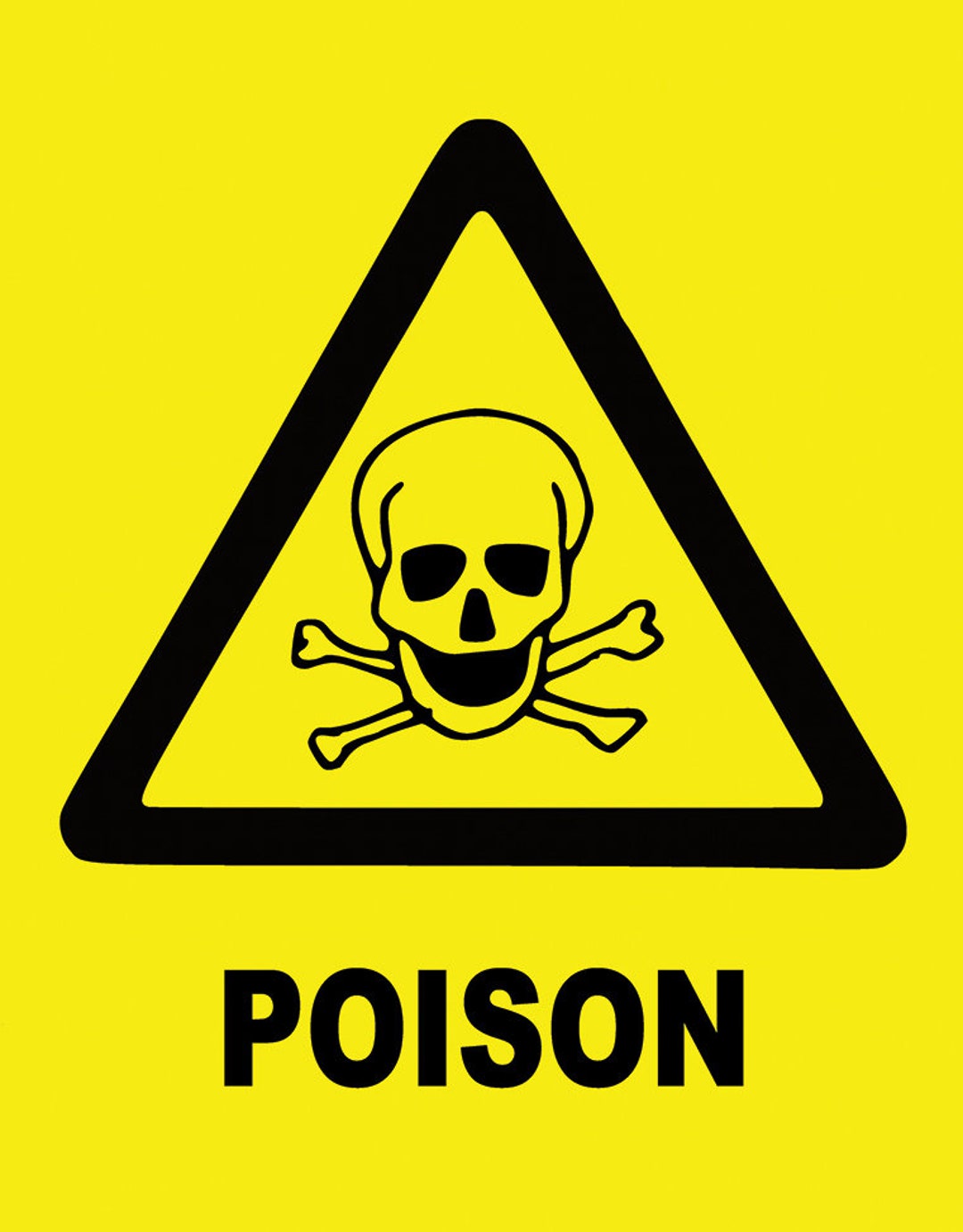 Danger Caution Yellow Warning Poison Health & Safety Business ...