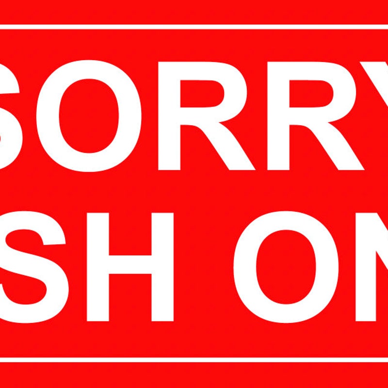 Cash Only Sign - Etsy UK