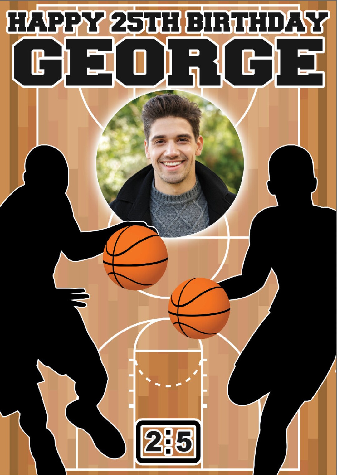 Basketball Court Sport Themed Birthday Celebration Event Party ...