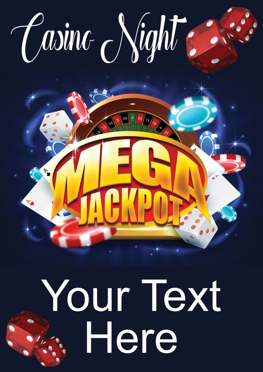 Laminated Sign Poster Advert Advertising Bingo Night Event Pub Club ...