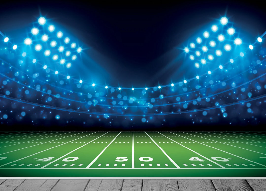 American Football Sport Stadium Backdrop Wallpaper Mural Bedroom ...
