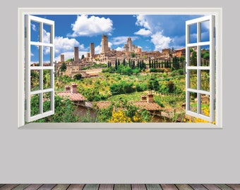 Window Scene Wall Art - Etsy UK