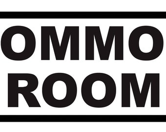 Common Room Sign - Etsy